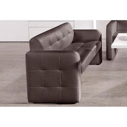 exxpo - SOFA FASHION 2-Sitzer »Barista, modern und bequem, hoher Sitzkomfort« moderne Sitz- und Rückenverarbeitung, frei im Raum stellbar schoko