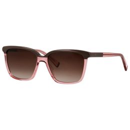 HUMPHREY´S eyewear HUMPHREY ́S EYEWEAR Sonnenbrille »588193« Form Karree/Soft, farblichen Akzenten, CR 39 braun/rosa