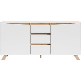 Inosign Sideboard &raquo;Valentin&laquo; wei&szlig; Melamin, Spanplatte