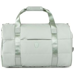 Heys Reisetasche »The Puffer Duffle Bag« Weekender Duffle Bag Schuhfach Aufstecksystem sage green