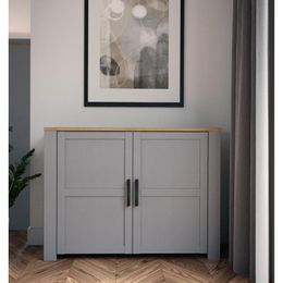 FORTE Sideboard »Bohol« Riviera Eiche/Eiche grau Kommode in modernem Design mit Funktionalität