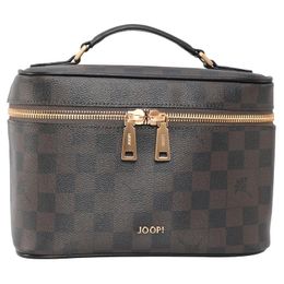 JOOP! Kosmetiktasche »cortina piazza flora washbag mhz« Kulturbeutel Beautycase Washbag dunkelbraun