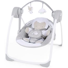 Ingenuity Babyschaukel »Comfort 2 Go, Cuddle Lamb« bis 9 kg tragbar grau