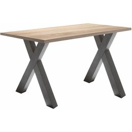 M&auml;usbacher M&Auml;USBACHER Schreibtisch &raquo;Mio&laquo; graphit + eichefarben