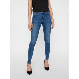 Véro Moda VERO MODA Skinny-fit-Jeans »VMTANYA« mit Stretch medium-blue-denim L - Länge 34 Länge 34 L Skinny-Fit Jeans mit extraenger Passform formt eine...