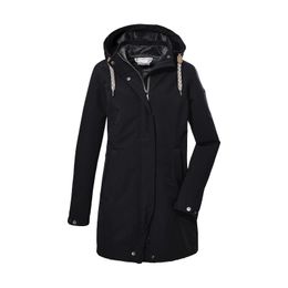 G.I.G.A. by Killtec G.I.G.A. DX BY KILLTEC Softshellparka »GW 19 WMN SFTSHLL PRK« Wasser- und winddichter Damen Softshellparka mit Fleece-Futter schwarz 44 44 Damen...