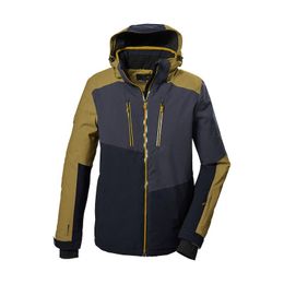 Killtec Skijacke »KSW 70 MN SKI JCKT« Wasserdichte, atmungsaktive Herrenjacke mit Schneefang und Taschen olivgrün S S Herren Funktionsjacke mit...