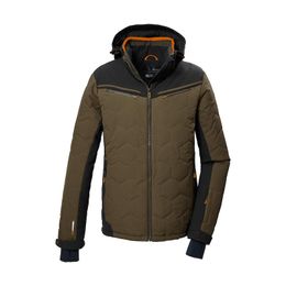 Killtec Skijacke »KSW 118 MN SKI JCKT« Wasserdichte Skijacke mit verschweißten Nähten und vielen Taschen mud S S Herren Skijacke mit regulierbarer,...