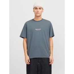 Jack & Jones JACK & JONES Rundhalsshirt &raquo;JORVESTERBRO TEE SS CREW NECK NOOS&laquo; Stormy Weather XL XL Stylisches T-Shirt von Jack & Jones