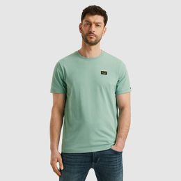 PME-Legend PME LEGEND T-Shirt mit Logobadge cameo blue M M T-Shirt von PME LEGEND