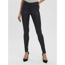 Véro Moda VERO MODA Stretch-Hose »VMSEVEN COATED« black M - Länge 34 Länge 34 M Skinny-Hose von VERO MODA
