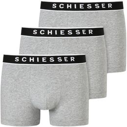 Schiesser Boxer »95/5« 3er-Pack, mit sportlichem Webgummibund 202-grau-meliert 6 6 Herren-Shorts von Schiesser