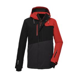 Killtec Skijacke »KSW 77 MN SKI JCKT« Atmungsaktive, wasserdichte Jacke mit abnehmbarer Kapuze und Taschen dunkelorange L L Funktionsjacke mit...