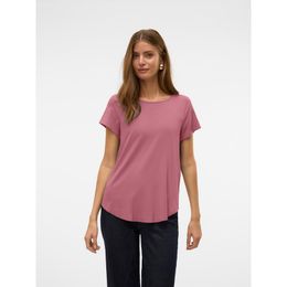 V&eacute;ro Moda VERO MODA Blusenshirt &raquo;VMBELLA SS TOP WVN GA NOOS&laquo; Mesa Rose XL XL Kurzarm-Design, ideal f&uuml;r Sommer und &Uuml;bergangszeiten