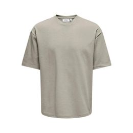 Only & Sons ONLY & SONS Rundhalsshirt »ONSCASPIAN AUT SS TEE« Silver Lining M M T- Shirt von Only & Sons