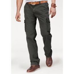 Alpha Industries Cargohose »Jet Pant« mit seitlichen Cargotaschen und Kordelzug am Beinabschluss grey black 31 - N-Gr N-Gr 31 Mit Cargotaschen und...