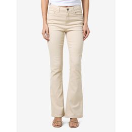 Noisy may Damen Noisy may Bootcut-Jeans &raquo;NMSALLIE HW FLARE JEANS OATMEAL NOOS&laquo; beige 30, L&auml;nge 32