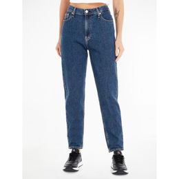 Calvin Klein Jeans Mom-Jeans »MOM JEAN« 5-Pocket-Form Denim Dark 26 - N-Gr N-Gr 26 Mom-Jeans mit hoher Leibhöhe für eine schmeichelhafte Silhouette