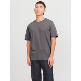Jack & Jones JACK & JONES Rundhalsshirt »JJEORGANIC BASIC TEE SS O-NECK NOOS« mit Rundhalsausschnitt Castlerock M M Herren-T-Shirt von Jack & Jones