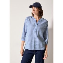 Cecil Klassische Bluse mit Streifen Muster blouse blue L (42) L (42) Bluse von Cecil