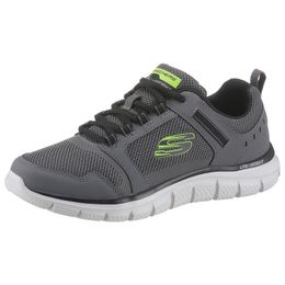 Skechers Sneaker »TRACK-KNOCKHILL« mit gepolsterter Innensohle, Freizeitschuh, Halbschuh, Schnürschuh grau-schwarz 39 39 Mit gepolstertem Schaftrand