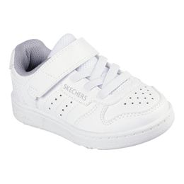 Skechers Lauflernschuh »QUICK STREET«, Retro Sneaker mit Klettverschluss, Größenschablone zum Download weiß 26 26 Bequeme Skechers Sneaker mit...