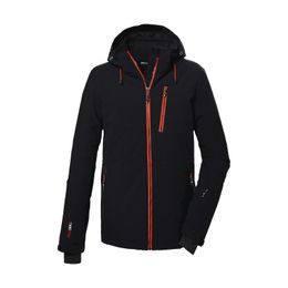 Killtec Skijacke »KSW 68 MN SKI QLTD JCKT« Skijacke: 10.000 mm Wassersäule, atmungsaktiv, viele Taschen schwarz XL XL Jacke mit regulierbarer,...