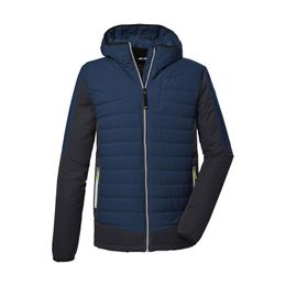 Killtec Steppjacke »KOW 44 MN QLTD JCKT« Wasser- und windabweisende Winterjacke mit Colourblocking-Design dunkelpetrol XL XL Herren Steppjacke mit...