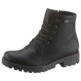 Rieker Winterboots, Schnürboots, Stiefelette mit wasserabweisender TEX-Ausstattung schwarz 36 36 In klassischer Optik