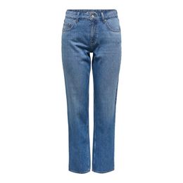 Only Gerade Jeans »ONLLUMI MW MOM STRAIGHT DNM PIM920 NOOS« Medium Blue Denim XS (34) - Länge 30 Länge 30 XS (34) Straight Fit Jeans von Only