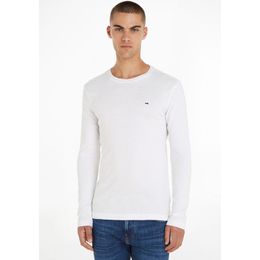 Tommy Jeans Herren Langarmshirt &raquo;TJM ORIGINAL RIB LONGSLEEVE TEE&laquo; wei&szlig; L (52)