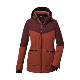 Killtec Skijacke »KSW 40 WMN SKI JCKT« Wasserdicht, atmungsaktiv, verschweißte Nähte, viele Taschen rostbraun 40 40 Damen Funktionsjacke mit...