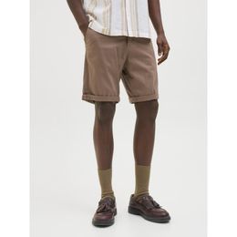 Jack & Jones JACK & JONES Chinoshorts &raquo;JPSTBOWIE JJSHORTS S&laquo; mit Aufschlag Morel M - N-Gr N-Gr M Herren-Chinoshorts von Jack&Jones