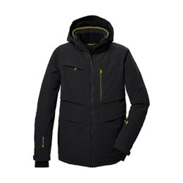 Killtec Skijacke »KSW 43 MN SKI JCKT« Wasserdichte, atmungsaktive Herrenjacke mit abnehmbarer Kapuze schwarz M M Herren Funktionsjacke mit...