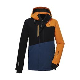 Killtec Skijacke »KSW 77 MN SKI JCKT« Atmungsaktive, wasserdichte Jacke mit abnehmbarer Kapuze und Taschen orange L L Funktionsjacke mit...