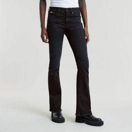 G-Star Raw G-Star Damen G-STAR Bootcut-Jeans &raquo;3301 Flare Wmn&laquo; schwarz 28, L&auml;nge 30