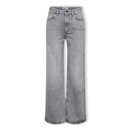 KIDS Only High-waist-Jeans »KOGJUICY HW WIDE LEG REA707 DNM NOOS« Medium Grey Denim 128 - N-Gr N-Gr 128 Jeans von KIDS Only für Mädchen