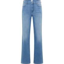 Mustang Damen Mustang Weite Jeans &raquo;Madison Wide&laquo; im Five-Pocket Style 34, L&auml;nge 34