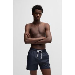 HUGO UNDERWEAR Badehose »Haiti« mit Markenschriftzug auf der Kordel dunkelblau S (48) - N-Gr N-Gr S (48) Badeshorts von HUGO Menswear