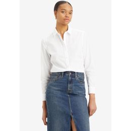 Levi's LEVI'S Hemdbluse »The Classic« Kleine Logo-Stickerei auf der Brust BRIGHT WHITE_VM L (40) L (40) Hemdbluse mit abgerundetem Saum von Levi's
