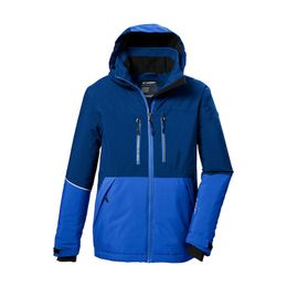 Killtec Skijacke »KSW 388 BYS SKI JCKT« Wasserdichte Skijacke mit 10.000 mm Wassersäule und vielen Taschen blau 128 128 Jungen Skijacke mit Kapuze...