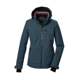 Killtec Skijacke »KSW 36 WMN SKI JCKT« Wasserdichte Damenjacke mit abnehmbarer Kapuze und Schneefang hellpetrol 40 40 Skijacke mit abzippbarer...