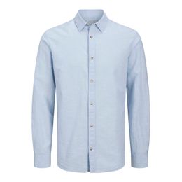 Jack & Jones JACK & JONES Langarmhemd »JJESUMMER SHIRT LS SN« mit Hemdkragen Chambray Blue XS - N-Gr N-Gr XS Cooles Hemd von Jack & Jones