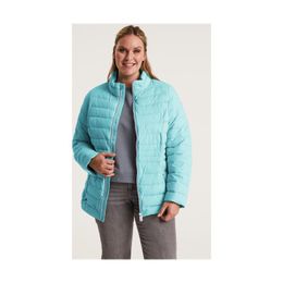 STOY Steppjacke »STS 21 WMN QLTD JCKT« Leichte, atmungsaktive Damenjacke, wasserabweisend helltürkis 48 48 Leichte Steppjacke mit Stehkragen