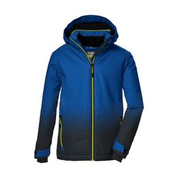 Killtec Skijacke »KSW 177 BYS SKI JCKT« Wasser- und winddichte Kinderjacke mit Fleece, Kapuze, Taschen blau 116 116 Kids Winterjacke mit...