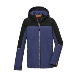 Killtec Softshelljacke »KOW 131 BYS SFTSHLL JCKT« Wind- und wasserabweisende Softshelljacke mit verstellbarer Kapuze royalblau 140 140...