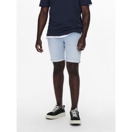 Only & Sons ONLY & SONS Jeansshorts »ONSPLY LIGHT BLUE 5189 SHORTS DNM NOOS« blue Denim XXL - N-Gr N-Gr XXL Niedrige Leibhöhe für einen lässigen und modernen Look