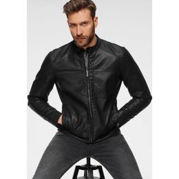 Only & Sons ONLY & SONS Bikerjacke »MIKE PU RACER JACKET« ohne Kapuze black L L Jacke im Biker Look