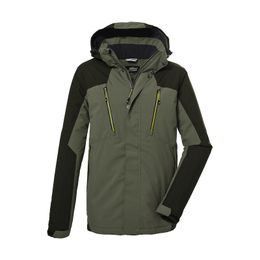 Killtec Outdoorjacke »KOW 25 MN JCKT« Wasserabweisende, winddichte Herrenjacke mit abnehmbarer Kapuze olivgrün M M Funktionsjacke mit...