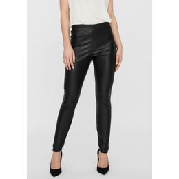 Véro Moda VERO MODA Lederimitathose »VMGANA MR PL LEGGING« black L (40) - Länge 34 Länge 34 L (40) Trendy Leggings von VERO MODA